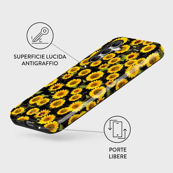 Sunflower Glimmer - Samsung Galaxy A54 Cover | BURGA