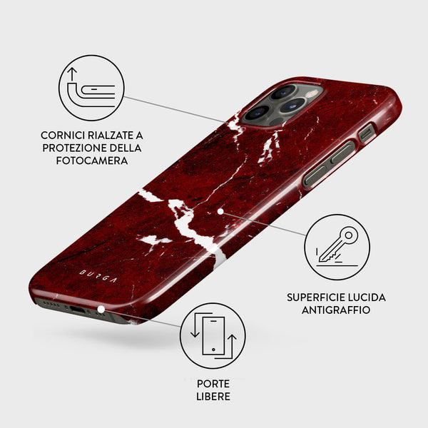 Iconic Red Ruby - iPhone 12 Pro Max Cover | BURGA
